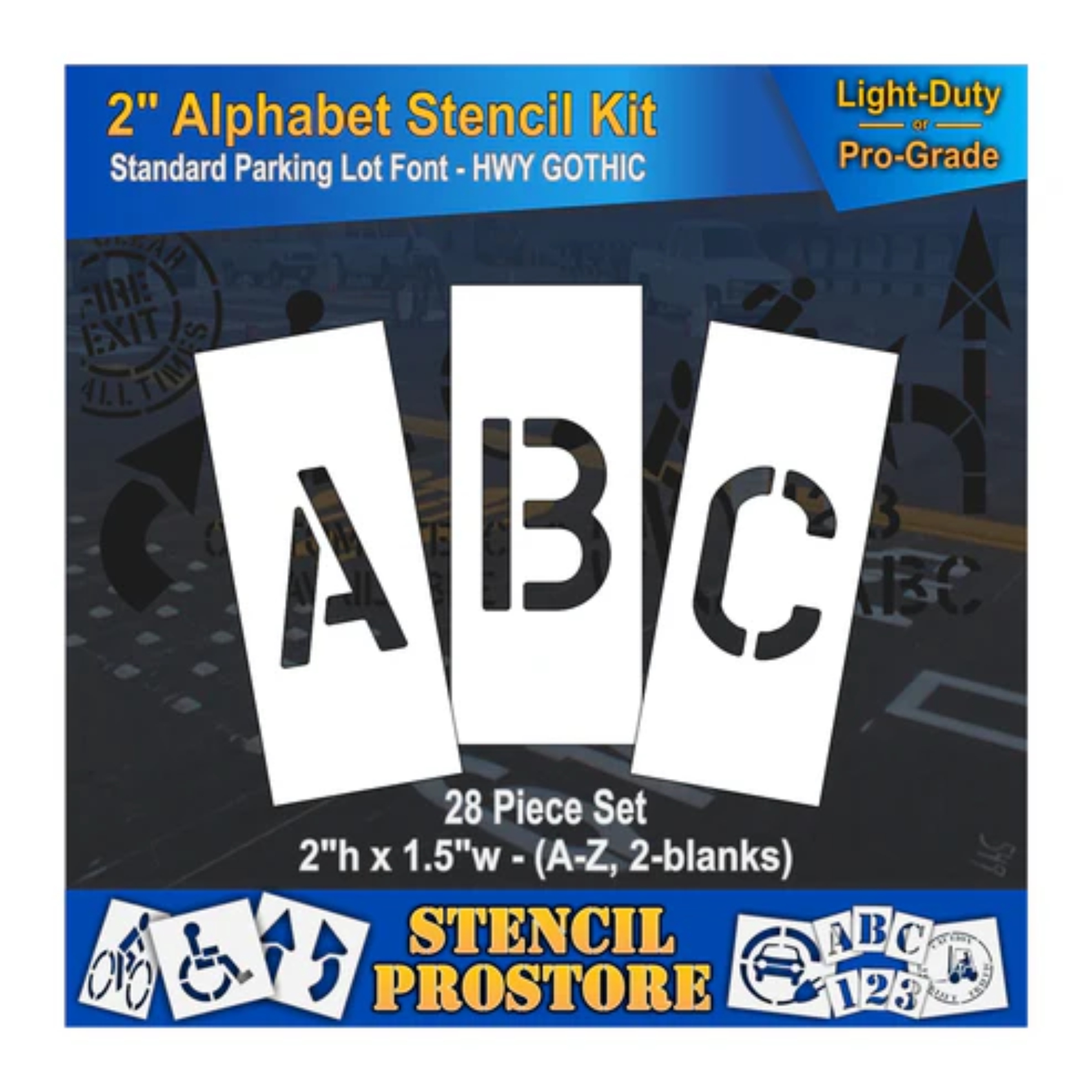 2" Alphabet Kit Stencil - RAE Products & Chemicals Corp. - Providing ...