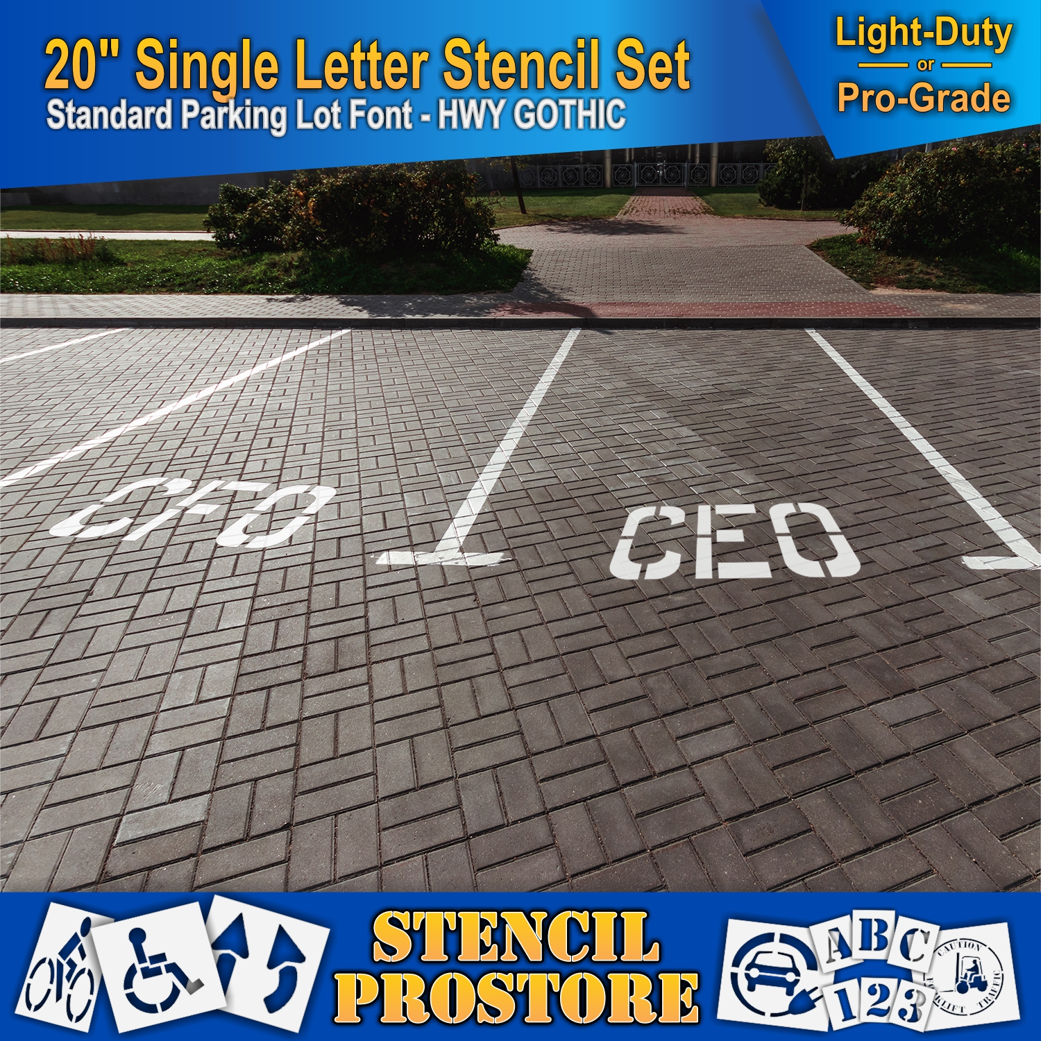 20" Alphabet Kit Stencil - RAE Products & Chemicals Corp. - Providing ...