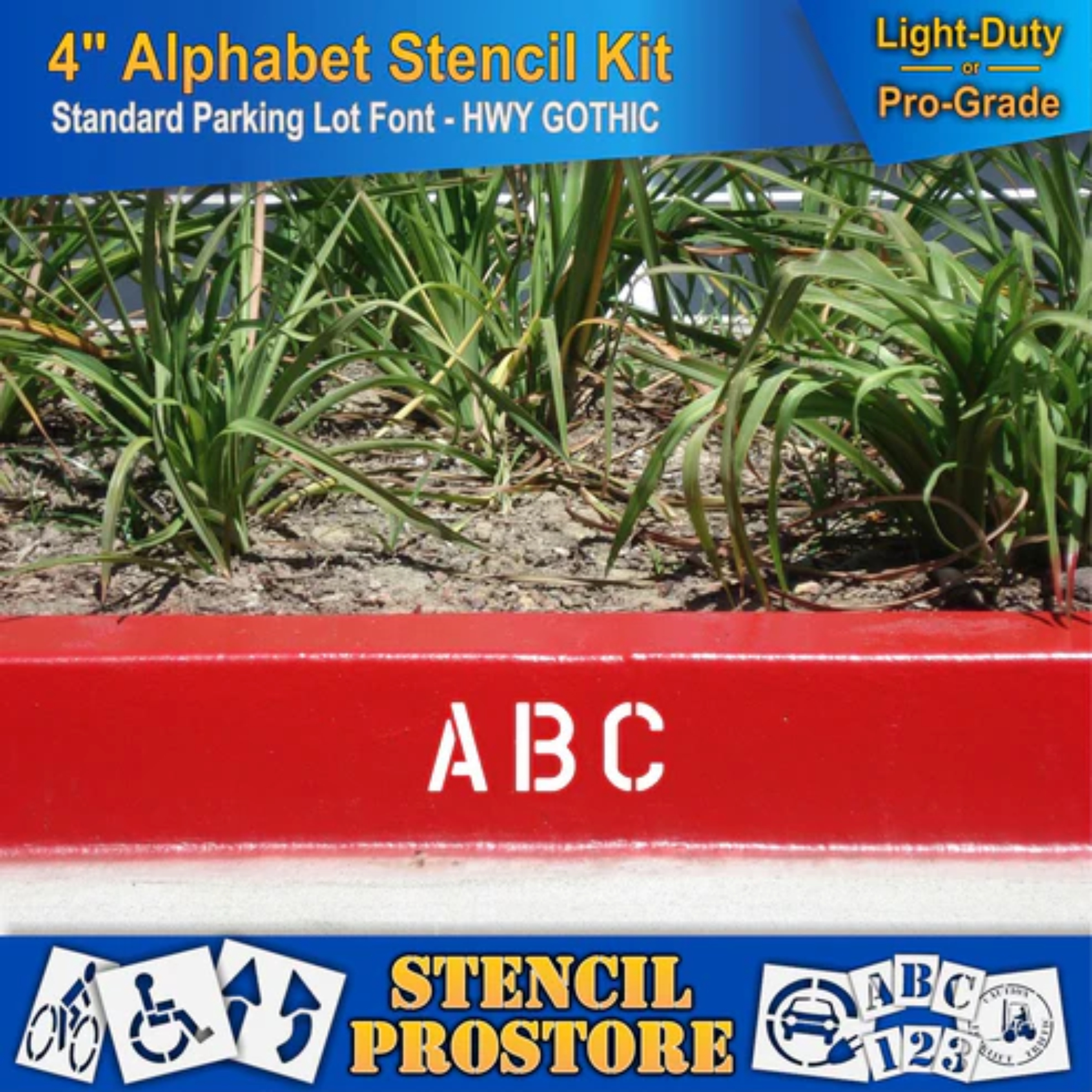 4" Alphabet Kit Stencil - RAE Products & Chemicals Corp. - Providing ...