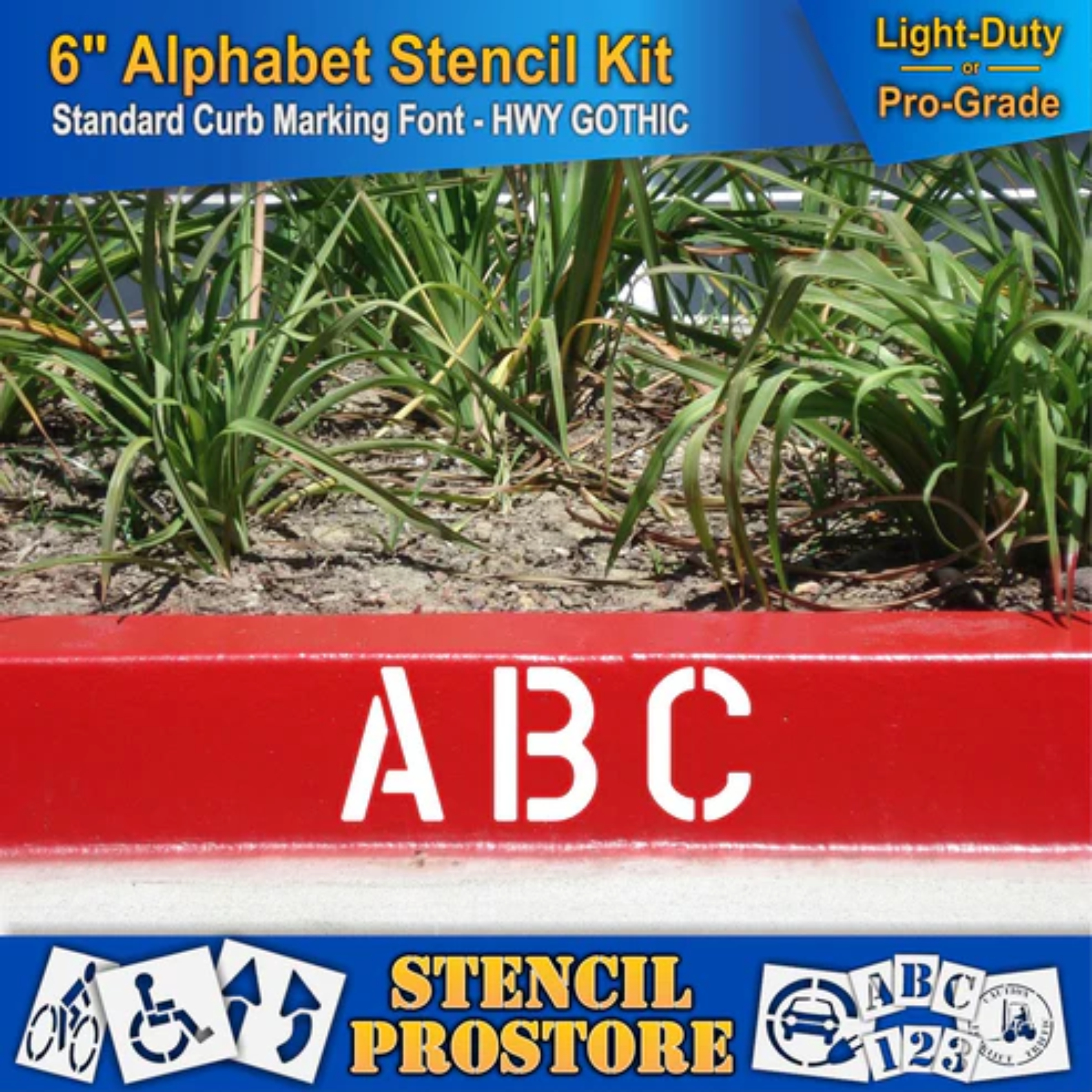 6" Alphabet Kit Stencil - RAE Products & Chemicals Corp. - Providing ...