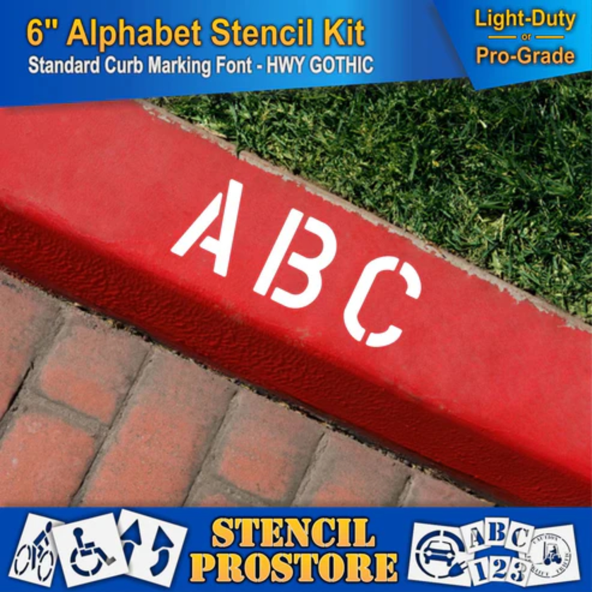 6" Alphabet Kit Stencil - RAE Products & Chemicals Corp. - Providing ...