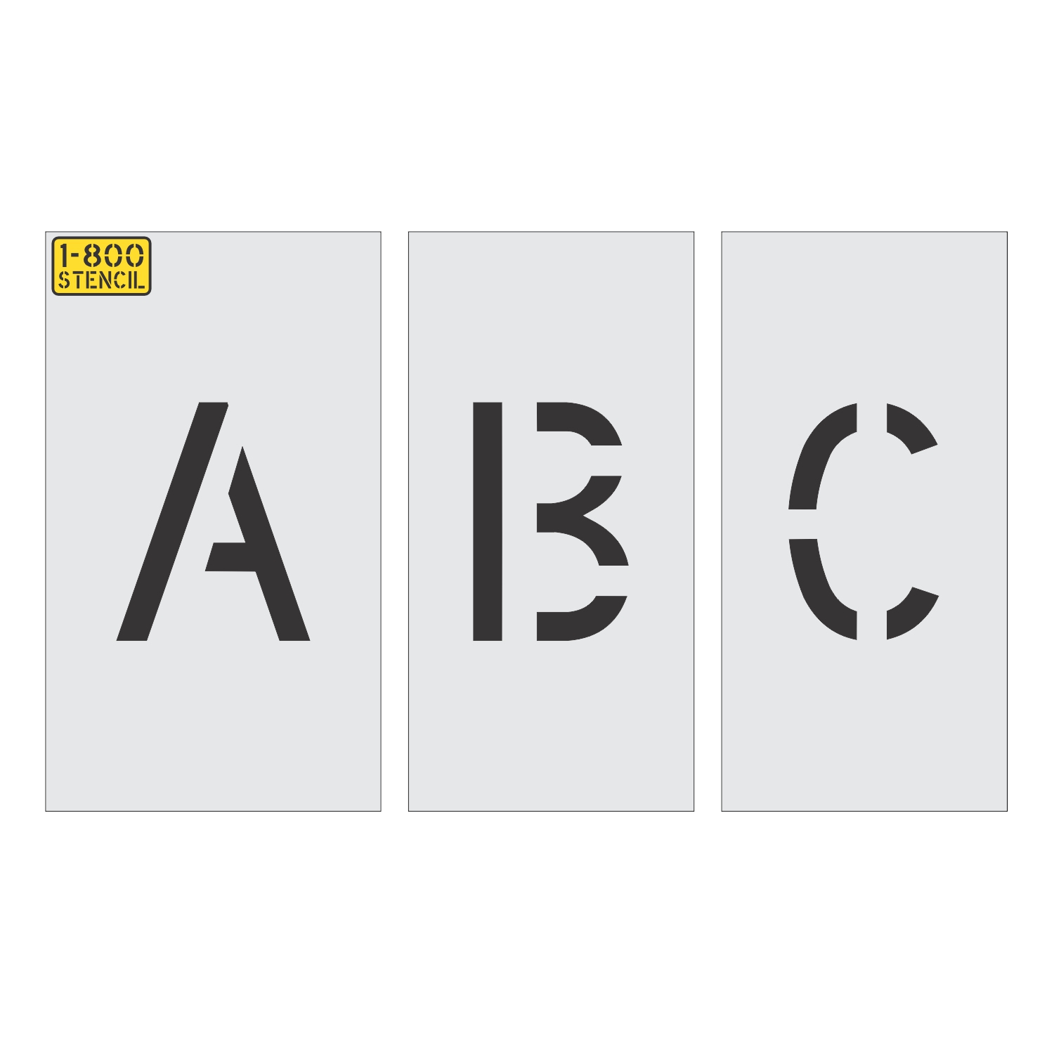 3" Alphabet Kit Stencil - RAE Products & Chemicals Corp. - Providing ...