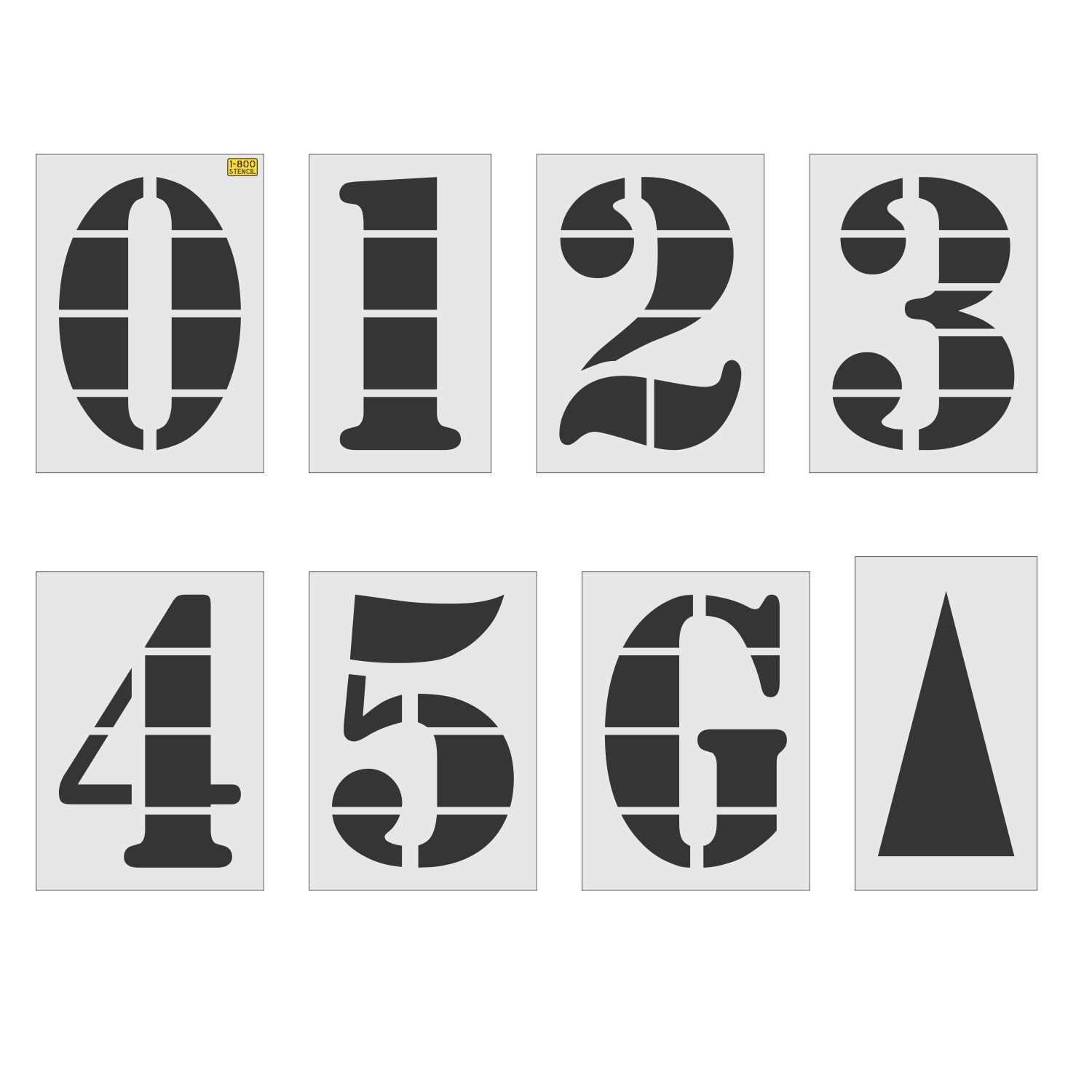 Football Number Kit Stencil (36"-72") - RAE Products & Chemicals Corp ...