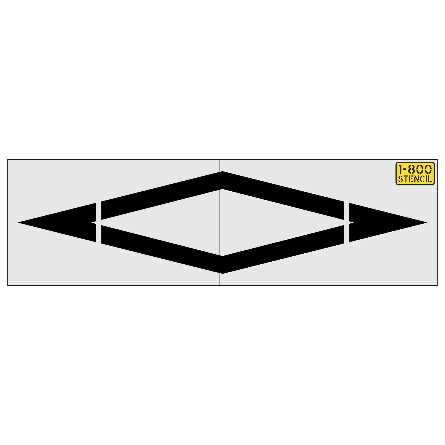 156" MUTCD Bike Lane Diamond Stencil - RAE Products & Chemicals Corp ...