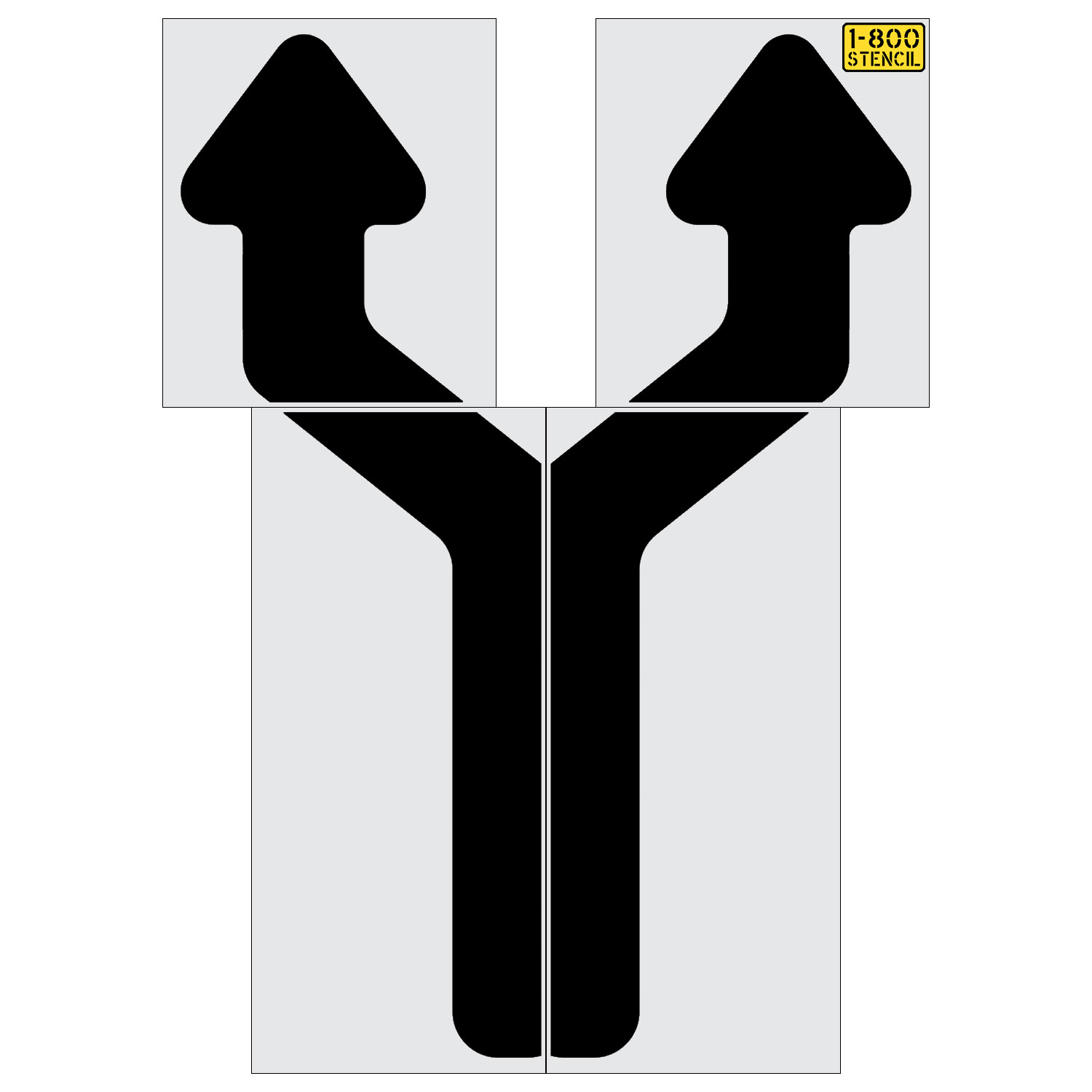185" Dunkin Donuts Diverging Arrow Stencil - RAE Products & Chemicals ...
