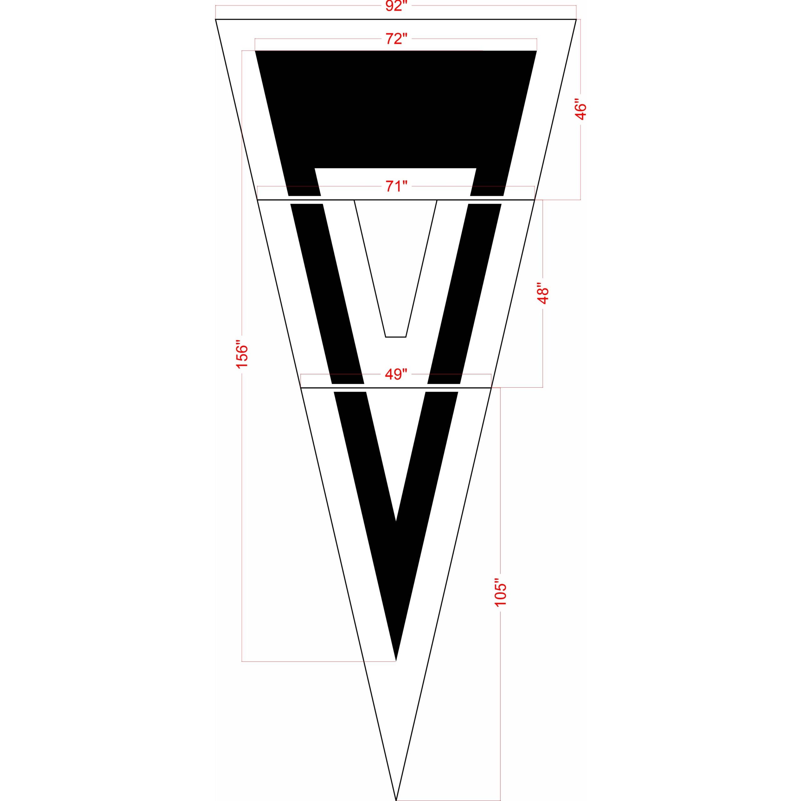 156" Virginia DOT Yield Symbol Stencil - RAE Products & Chemicals Corp ...