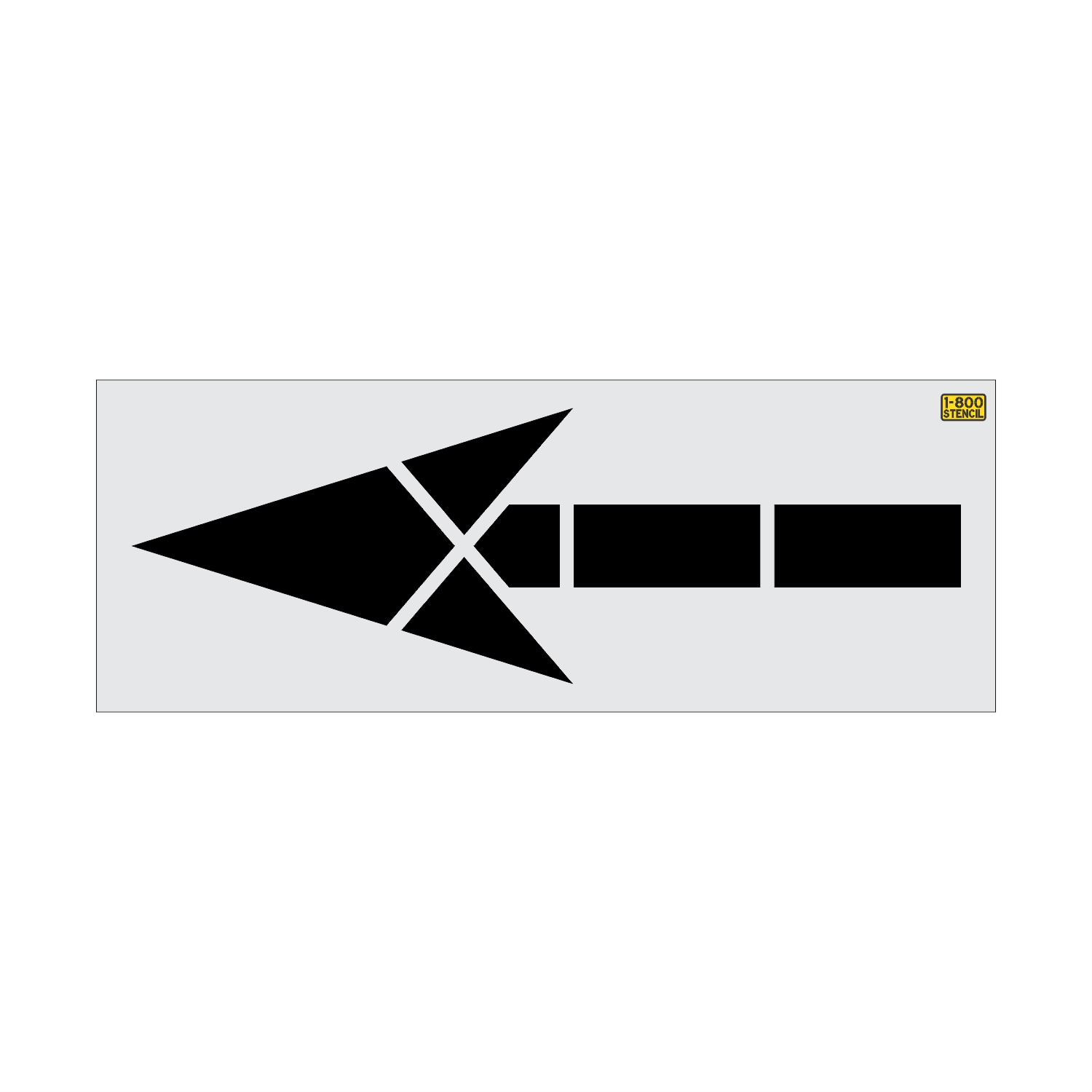 120" Maine DOT Straight Arrow Stencil - RAE Products & Chemicals Corp ...