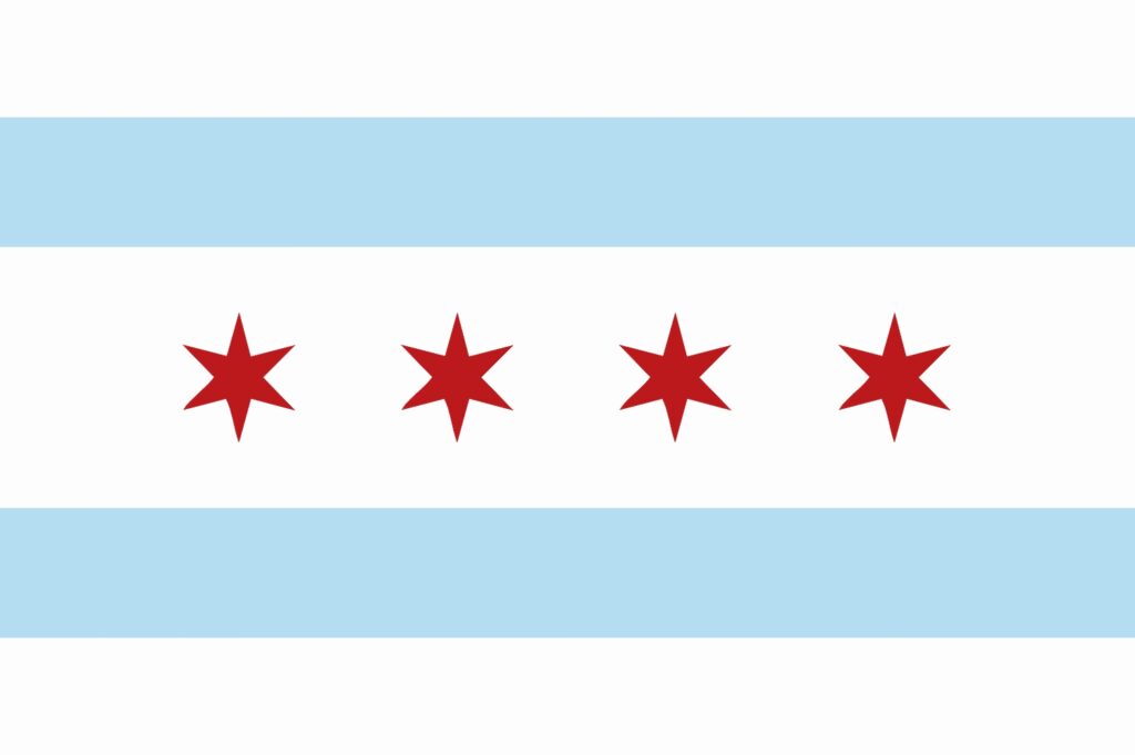 48" Chicago Flag Star Stencil - RAE Products & Chemicals Corp ...