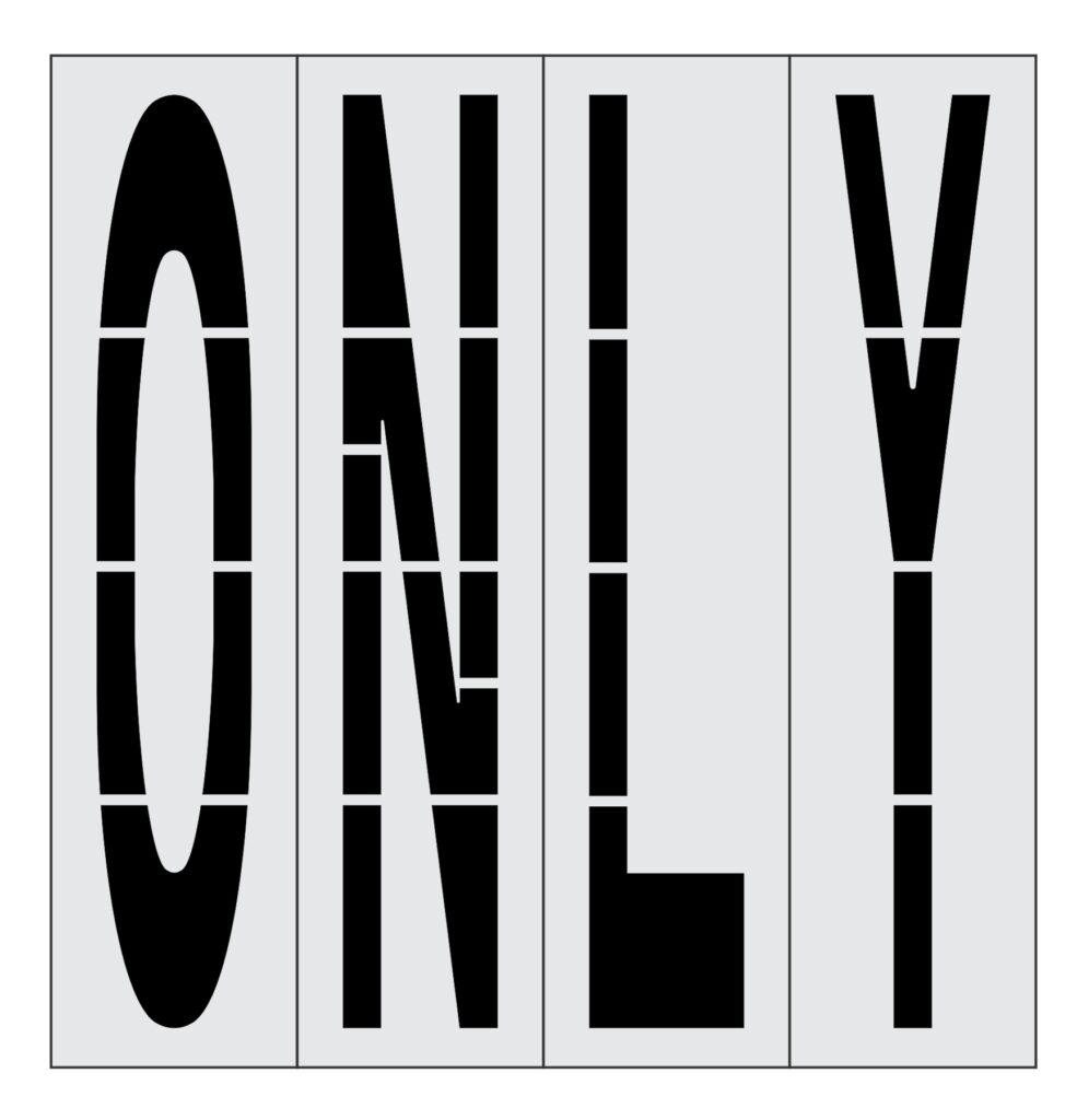 96" Iowa DOT ONLY Stencil - RAE Products & Chemicals Corp. - Providing ...