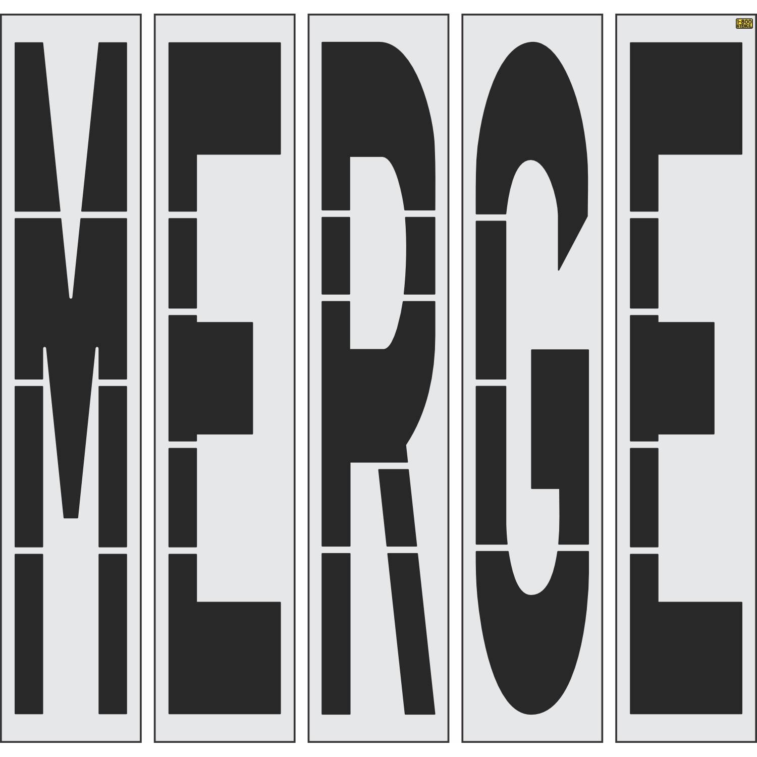 96" Oklahoma DOT MERGE Stencil - RAE Products & Chemicals Corp ...