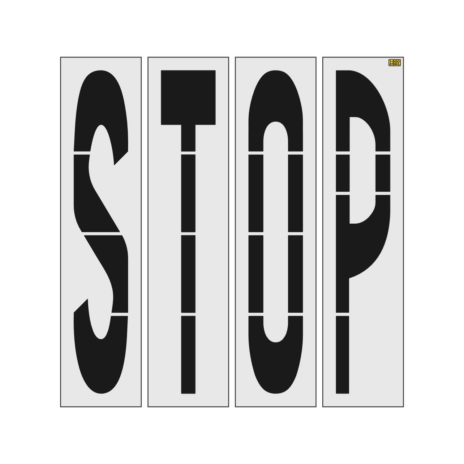 96" Colorado DOT STOP Stencil - RAE Products & Chemicals Corp ...