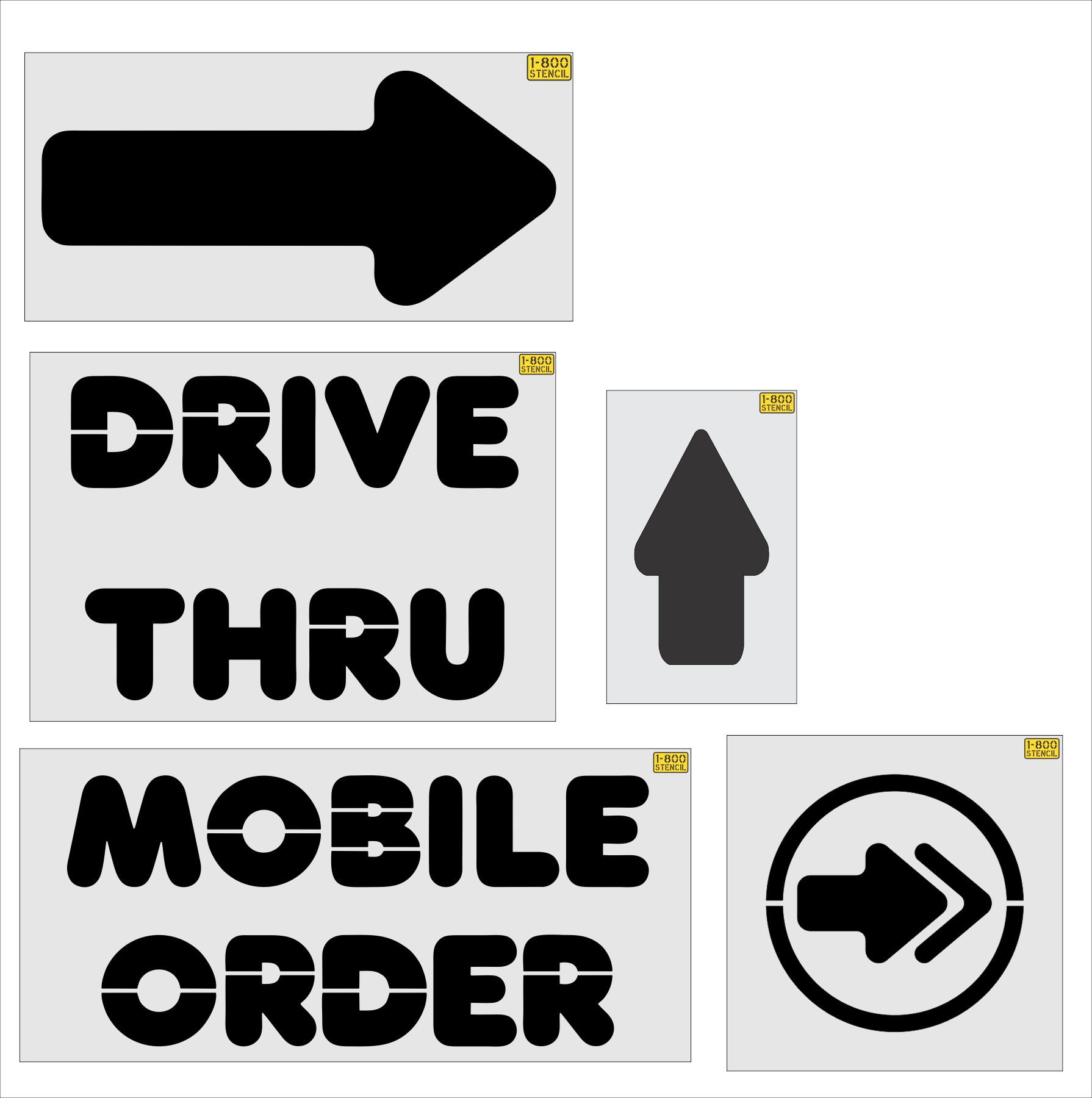 Dunkin Donuts Stencil Kit {5 pc} - RAE Products & Chemicals Corp ...