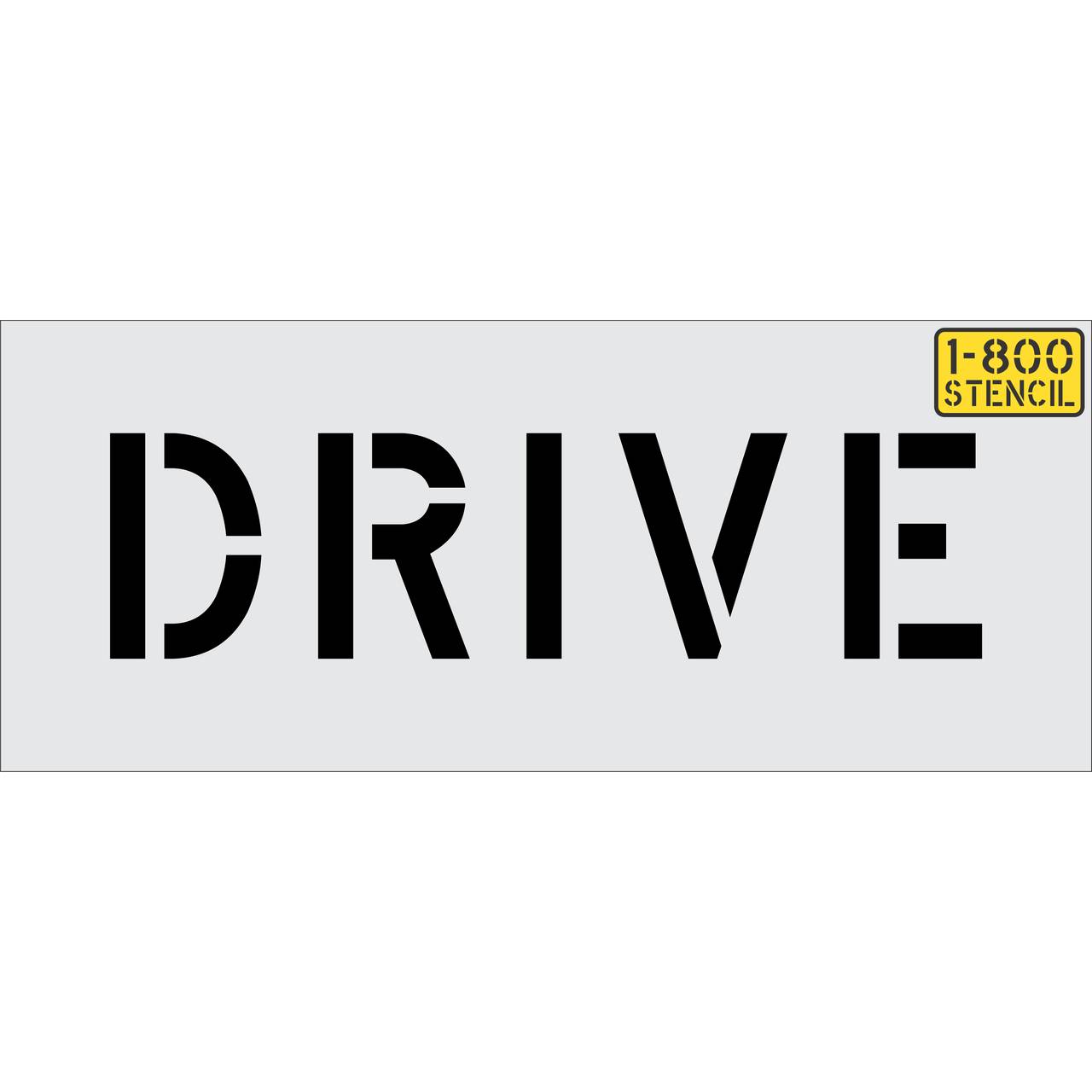 6" DRIVE Stencil - RAE Products & Chemicals Corp. - Providing the world ...