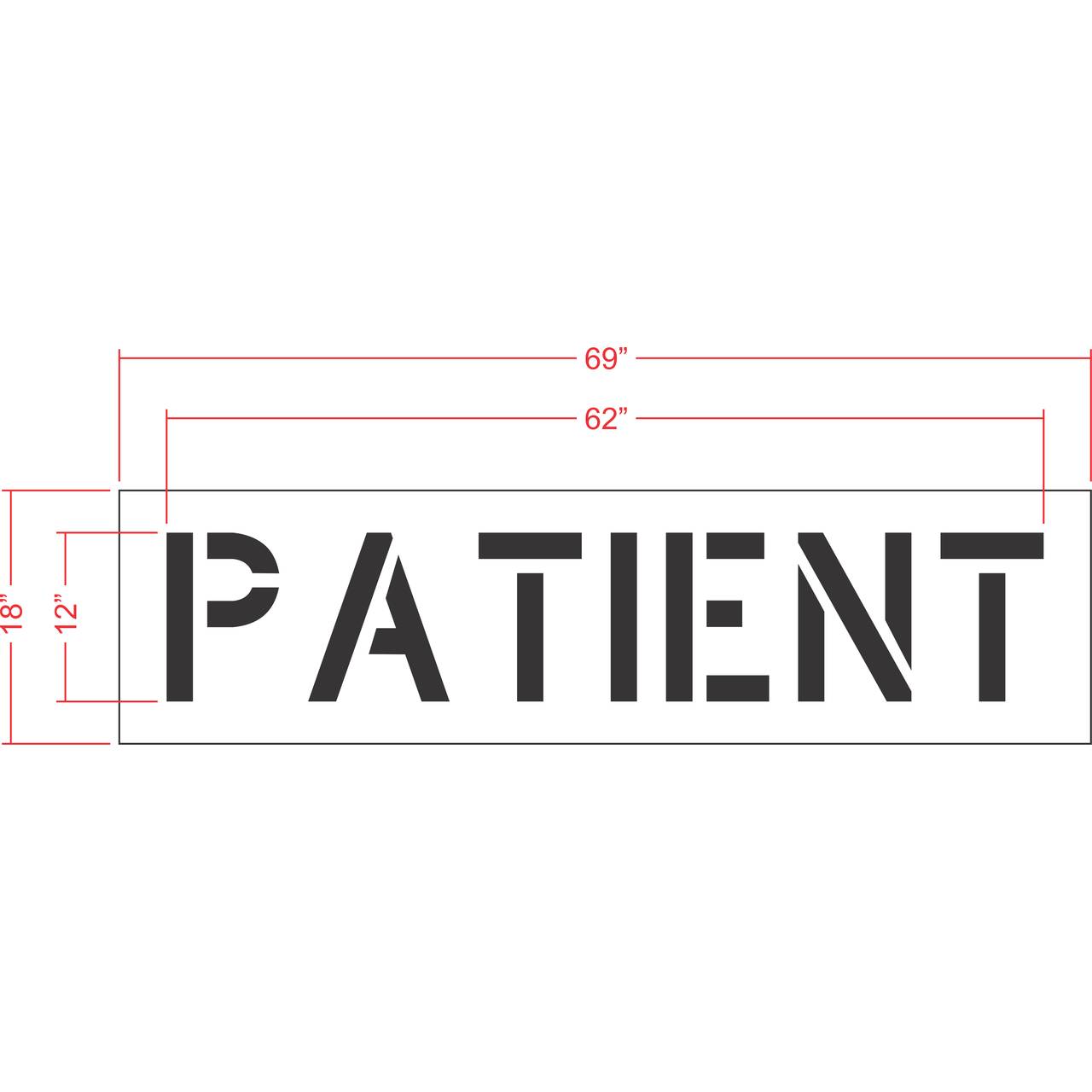 12" PATIENT Stencil - RAE Products & Chemicals Corp. - Providing the ...