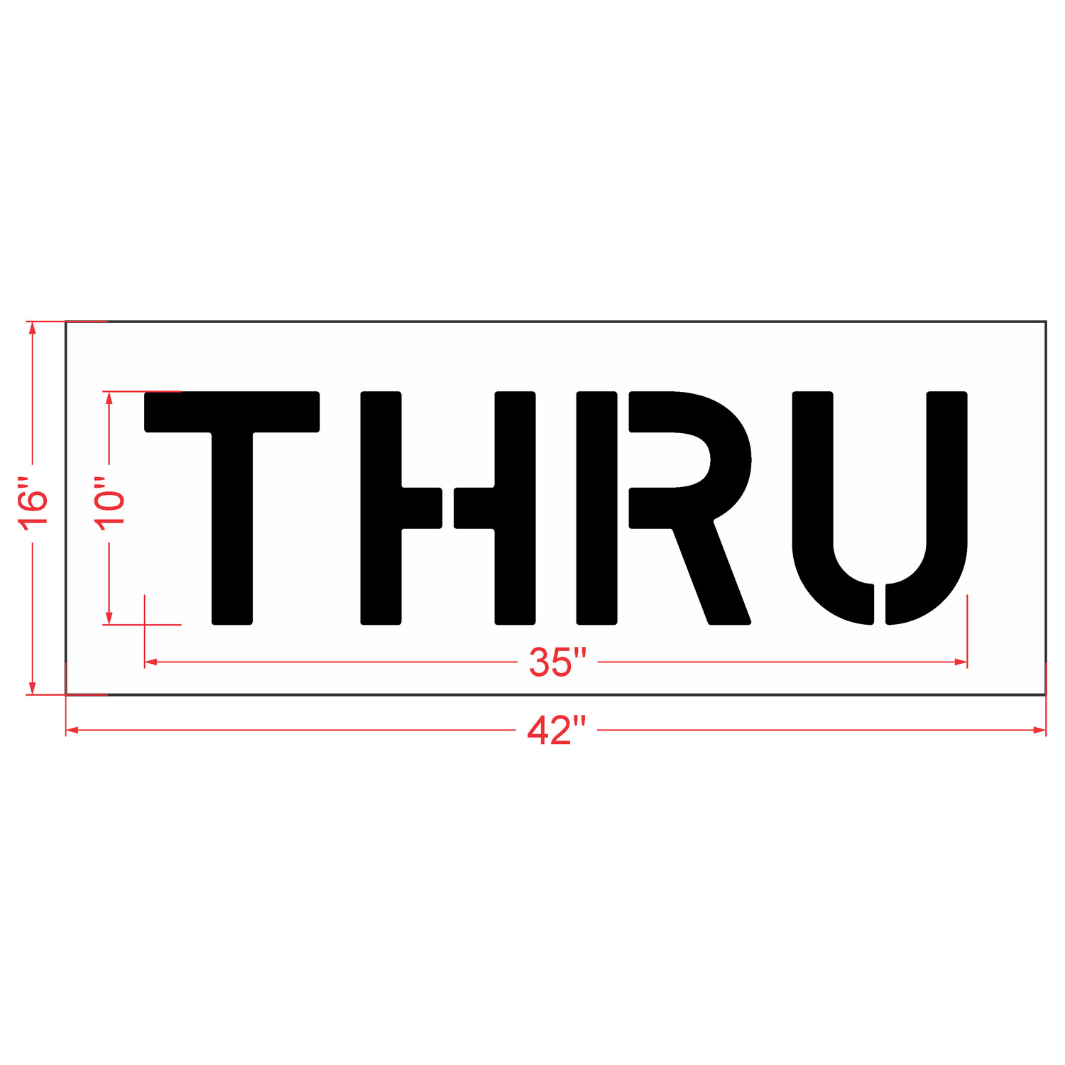 10" THRU Stencil - RAE Products & Chemicals Corp. - Providing the world ...