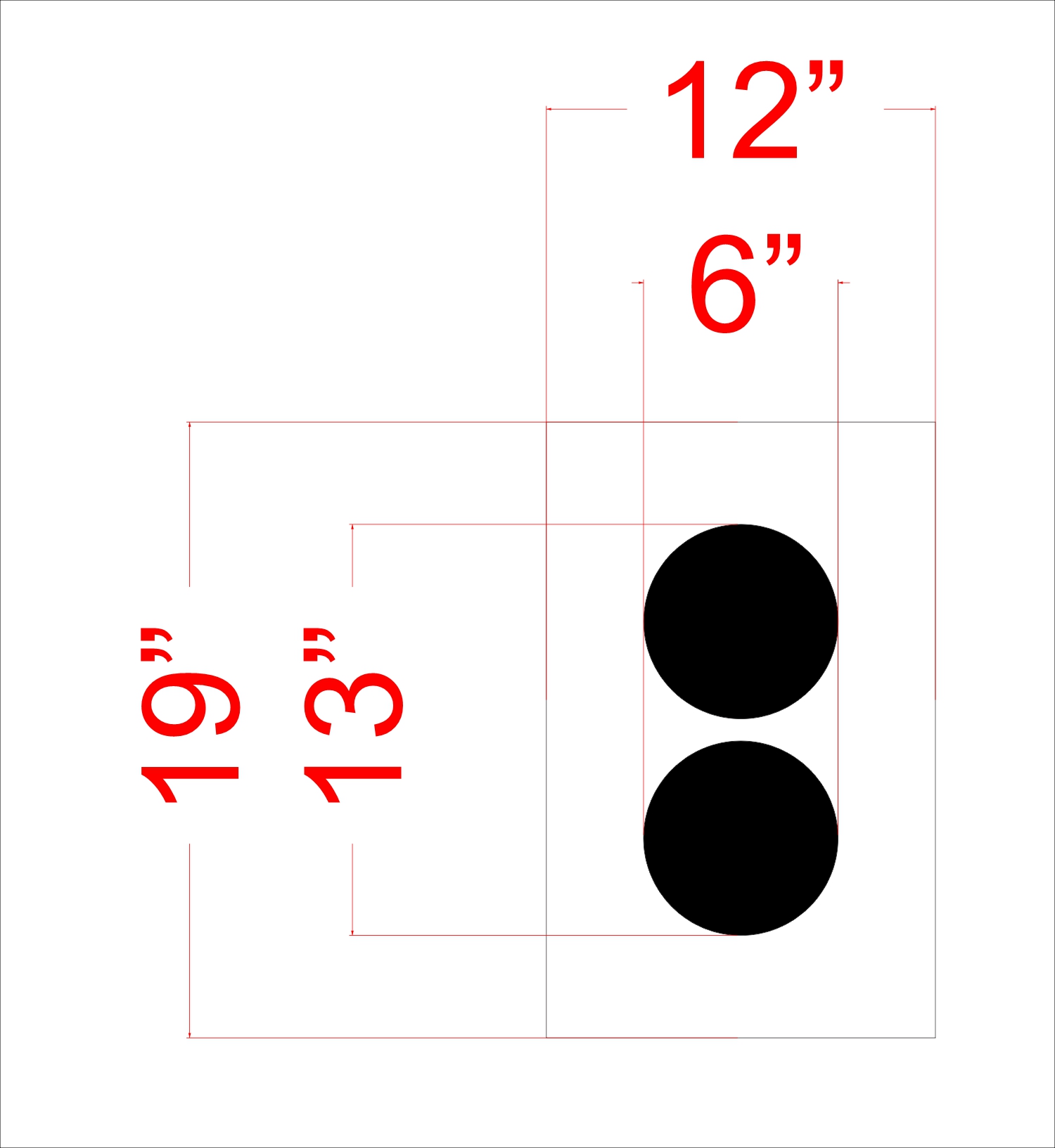 13" x 6" Double Dot Alphabet Stencil - RAE Products & Chemicals Corp ...