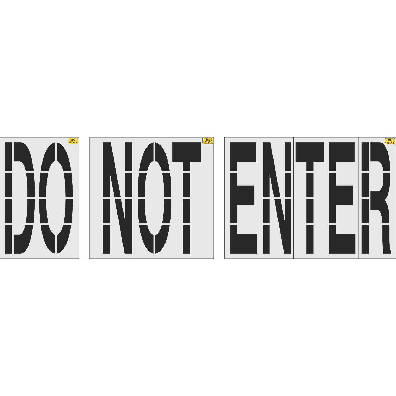 68" Costco DO NOT ENTER Stencil - RAE Products & Chemicals Corp ...