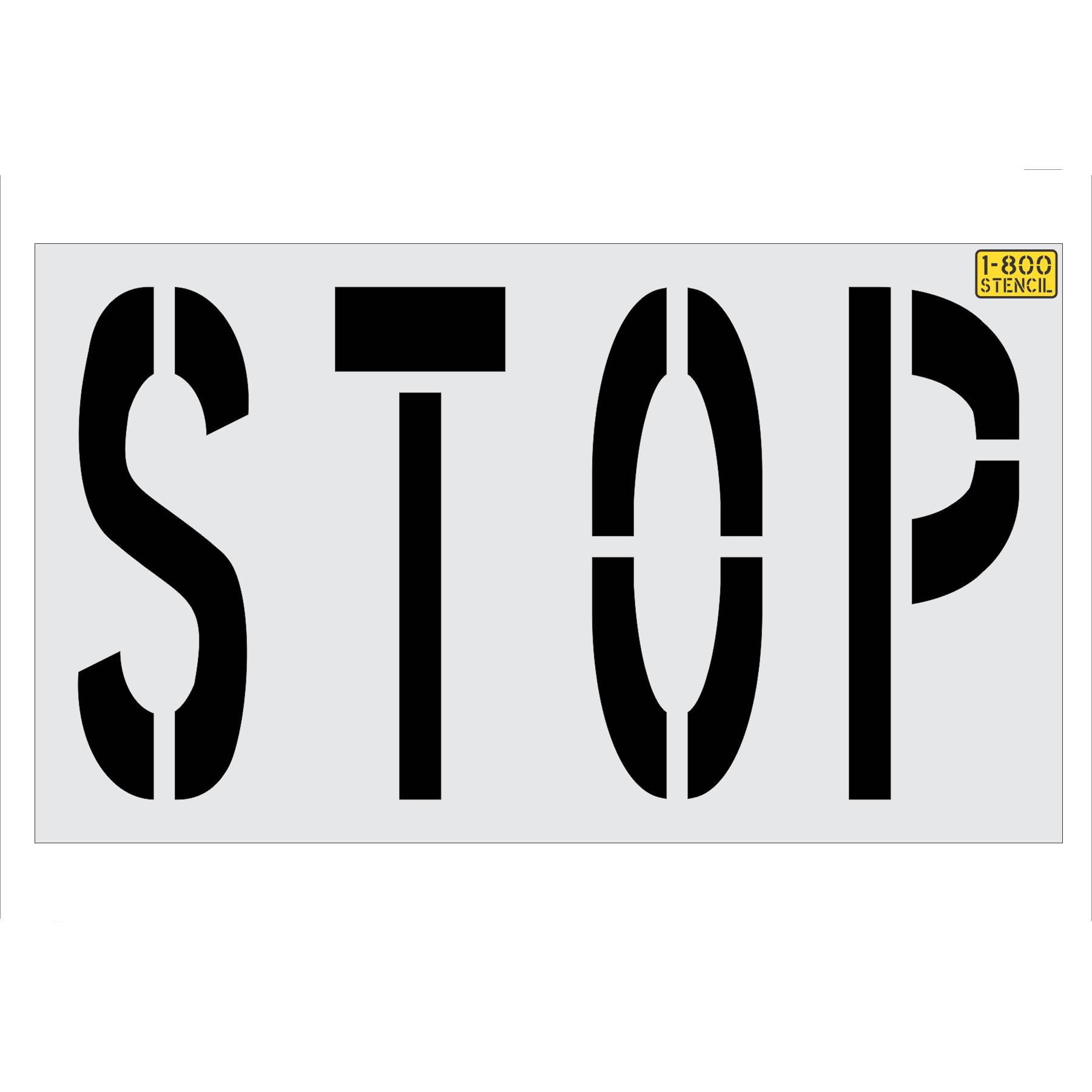 48" Chase Bank STOP Stencil - RAE Products & Chemicals Corp ...