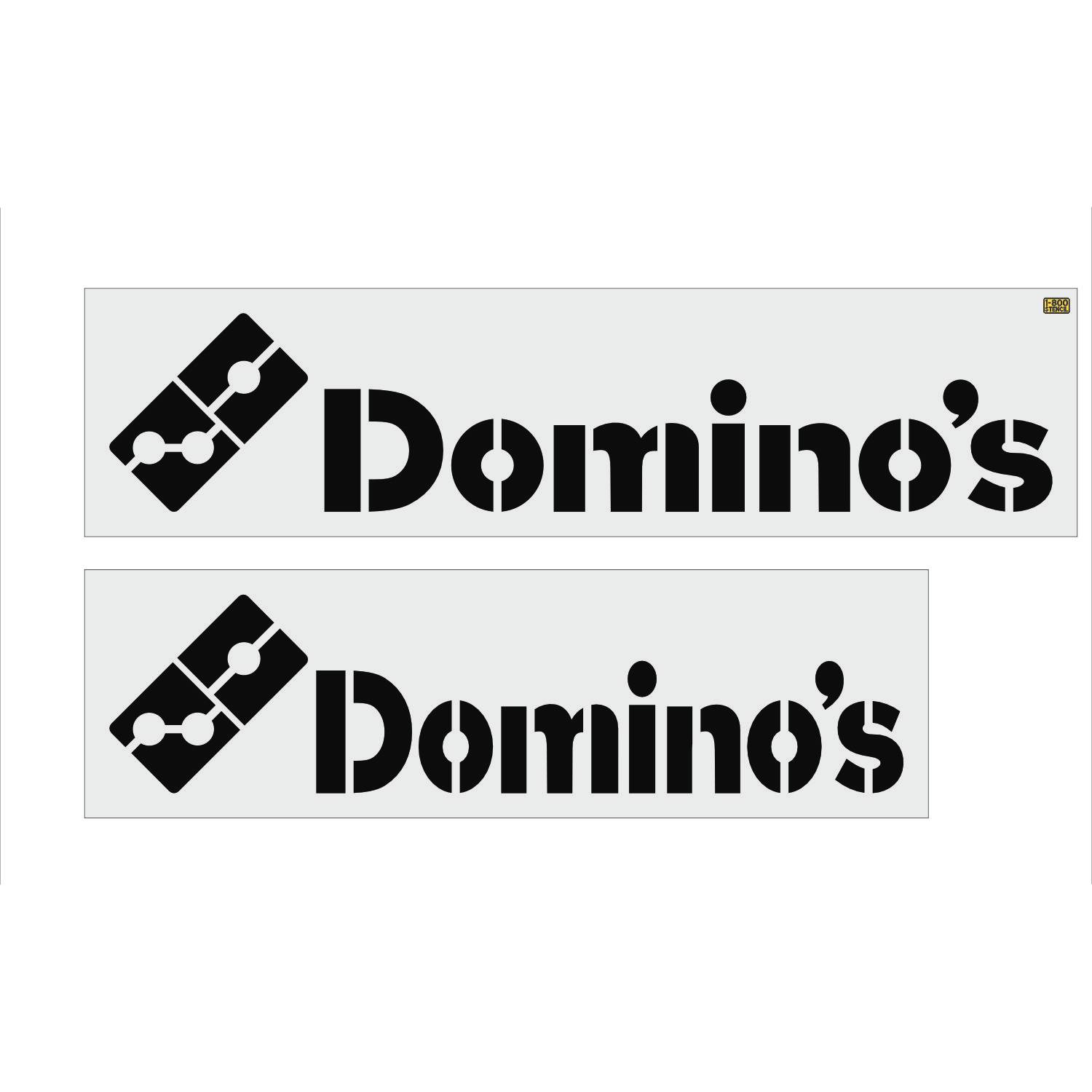 24" Domino's Logo Wording Stencil - RAE Products & Chemicals Corp ...