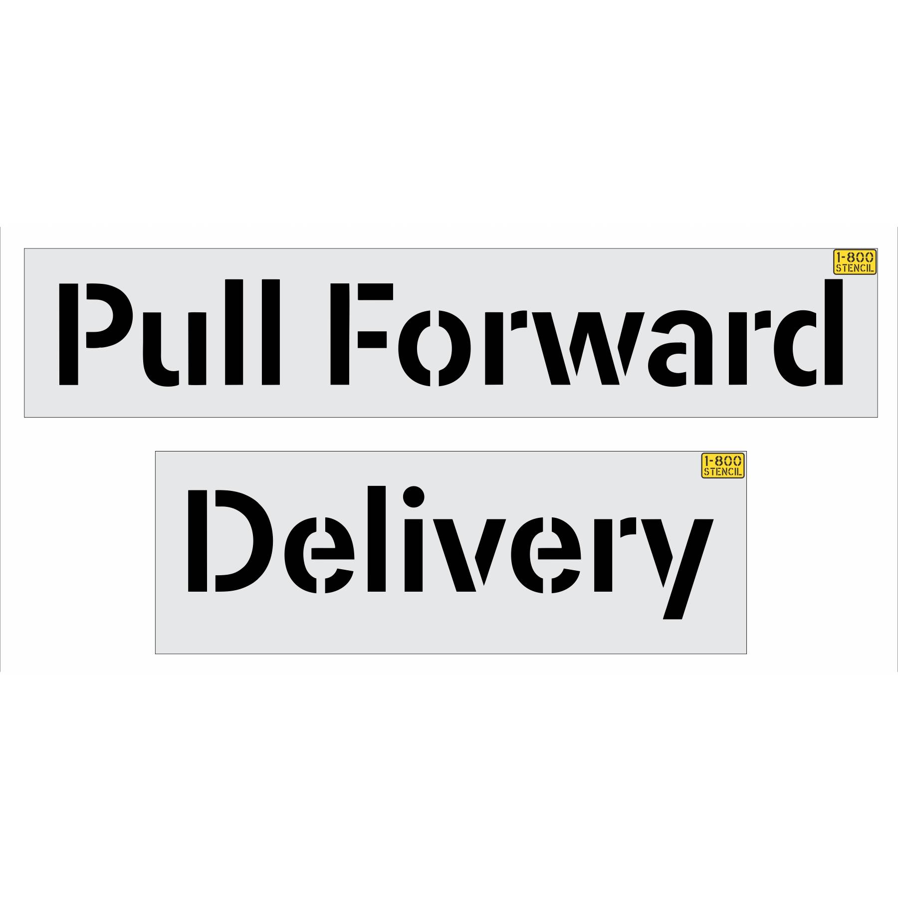 12" McDonalds Pull Forward Delivery Stencil - RAE Products & Chemicals ...